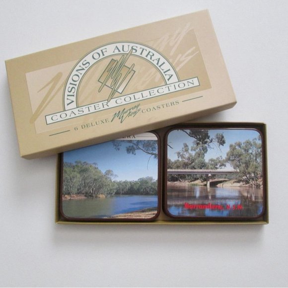 Murray Views | Dining | Visions Of Australia Deluxe Coaster Set 6 ...
